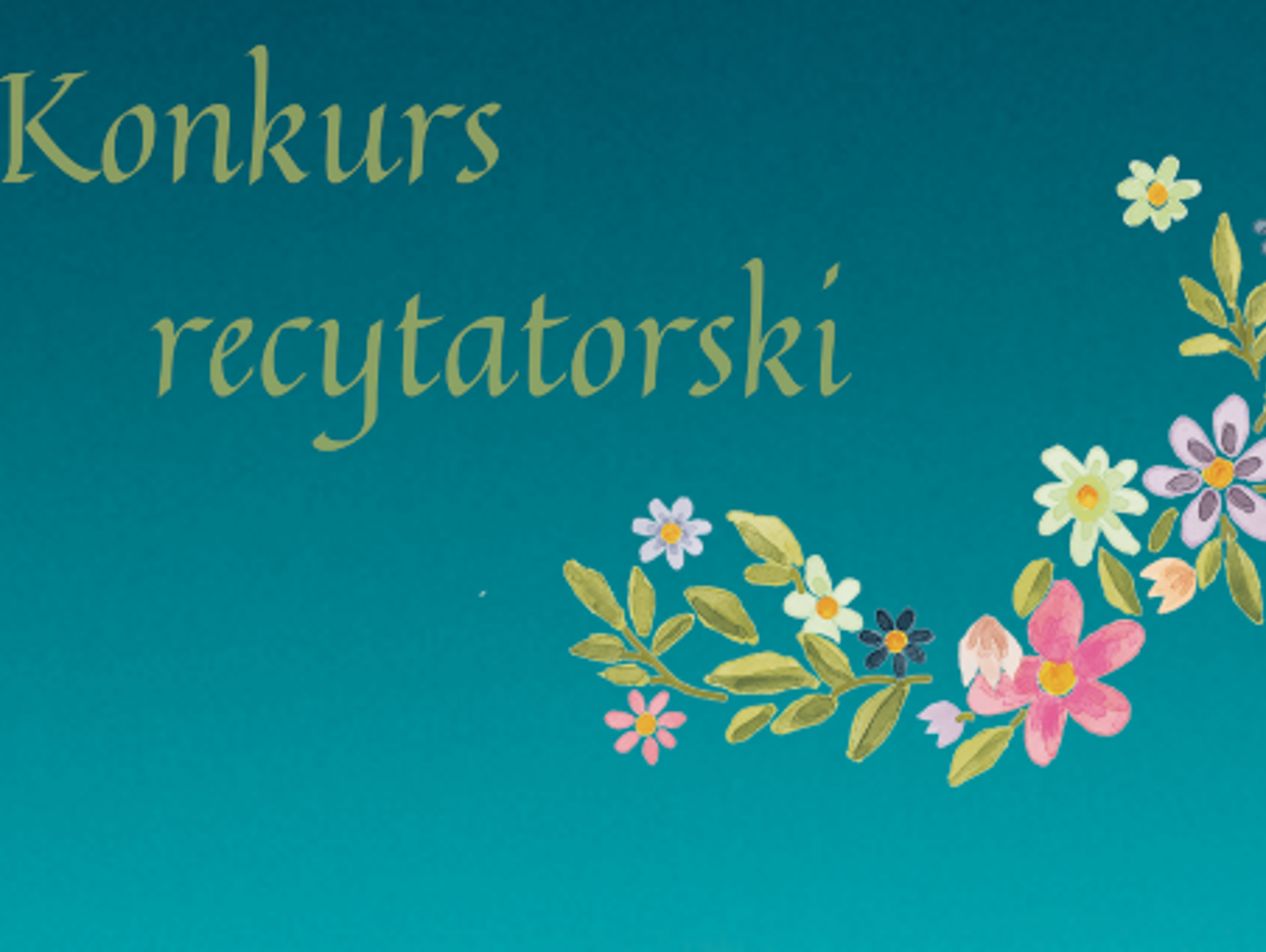 Konkurs recytatorski